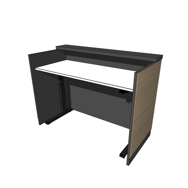 Electric Reception Desk Custom 1 - Robyn Skeates Office Interiors NZ