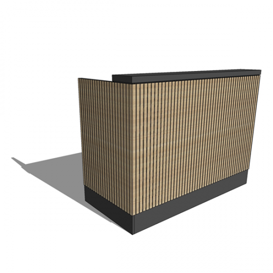 Electric Reception Desk Custom 1 - Robyn Skeates Office Interiors NZ