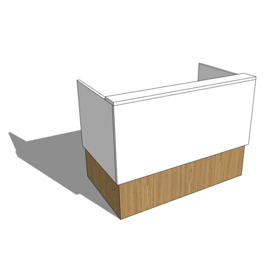 Electric Reception Desk Custom 2 - Robyn Skeates Office Interiors NZ