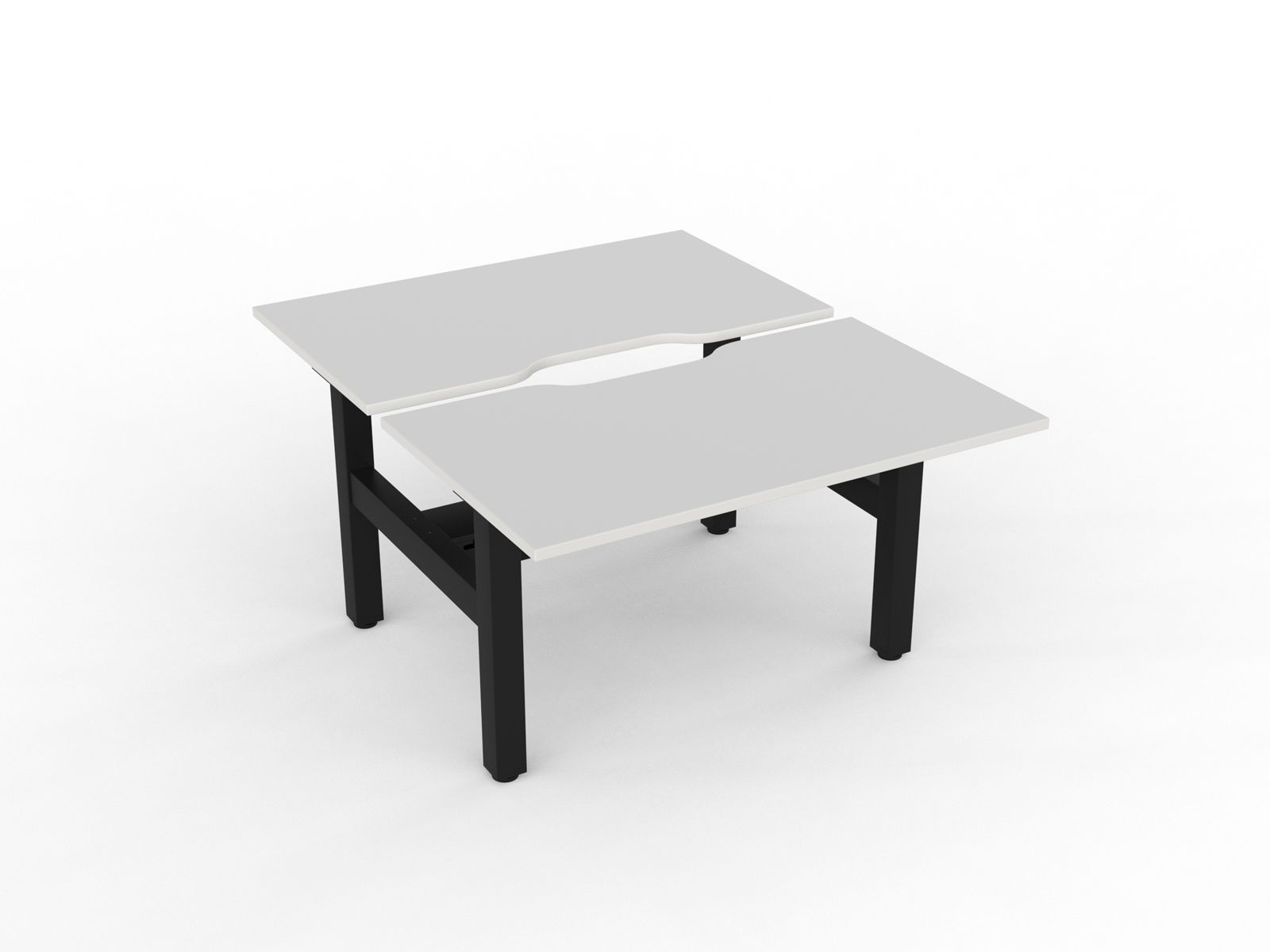 Velocity Fixed Height Shared Desk - Robyn Skeates Office Interiors NZ