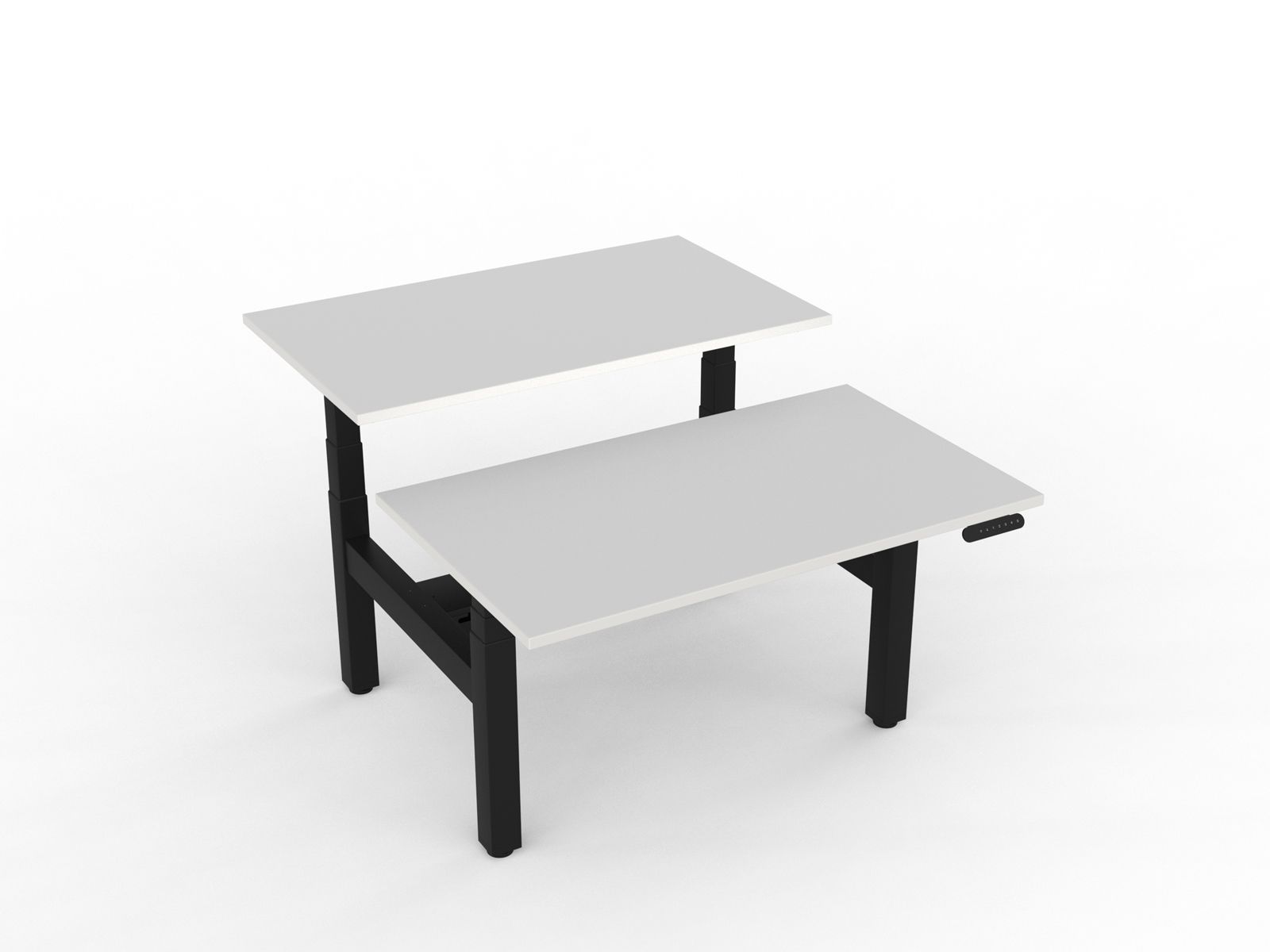 Velocity Electric Split Desk - Shared - Robyn Skeates Office Interiors NZ